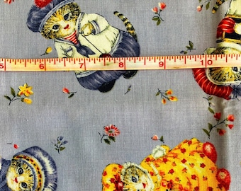 Kitty Cucumber Fabric - Etsy