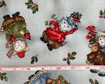 Kitty Cucumber Fabric - Etsy