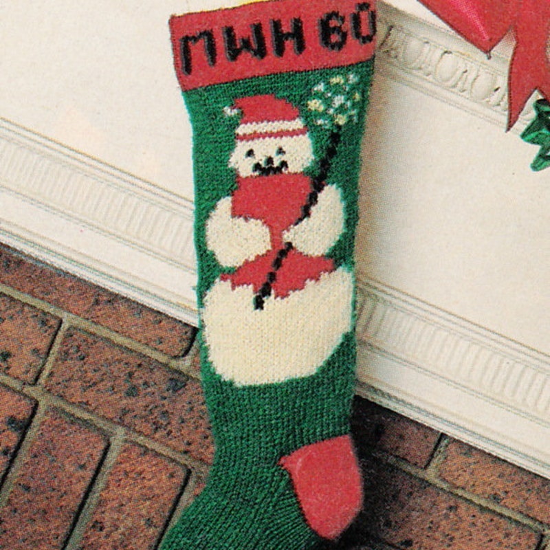 Vintage Stocking Pattern - Etsy