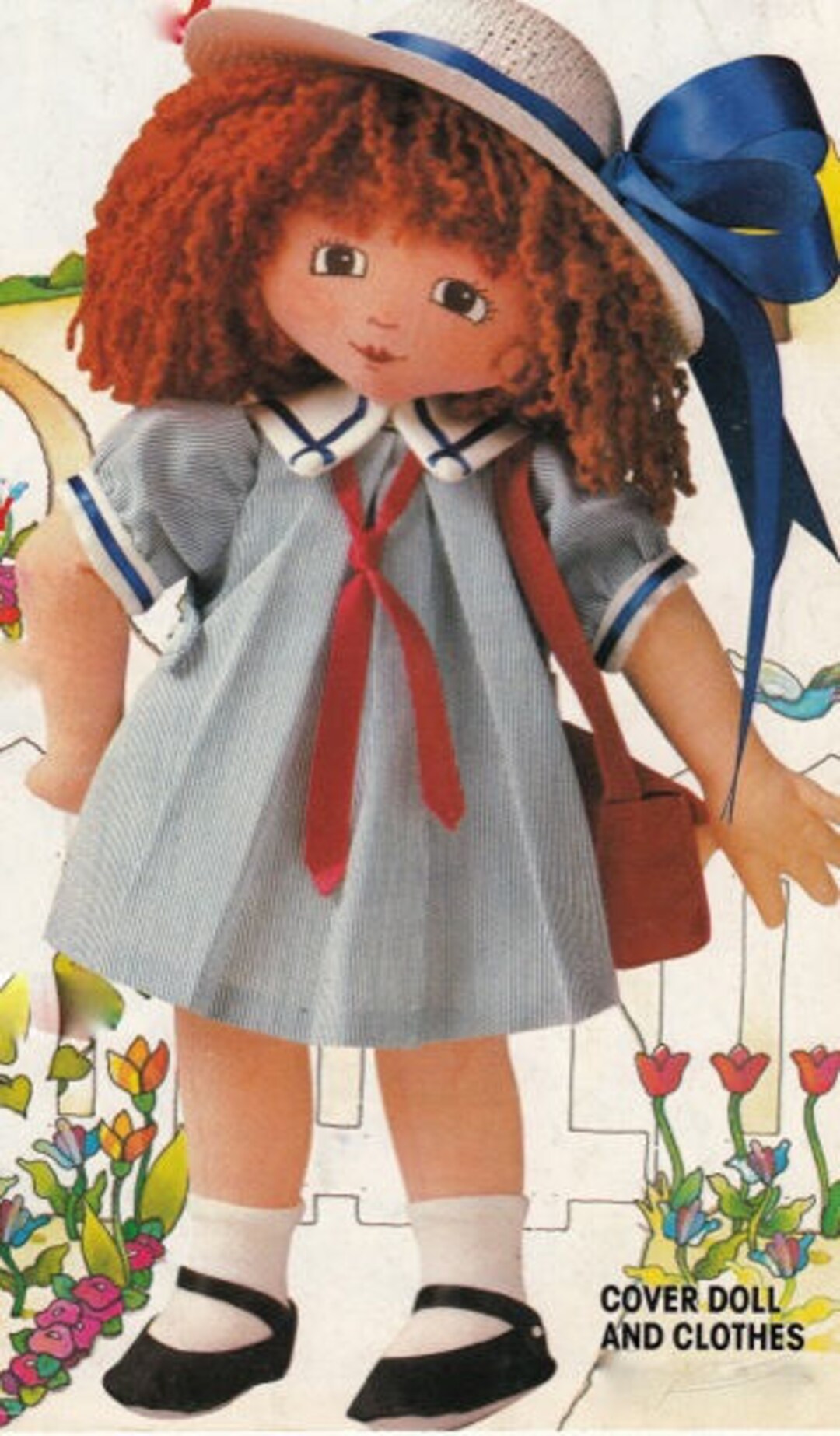 Vintage Doll SEWING PATTERN Make 13" Rag Dolls With Clothes~great Gift ...