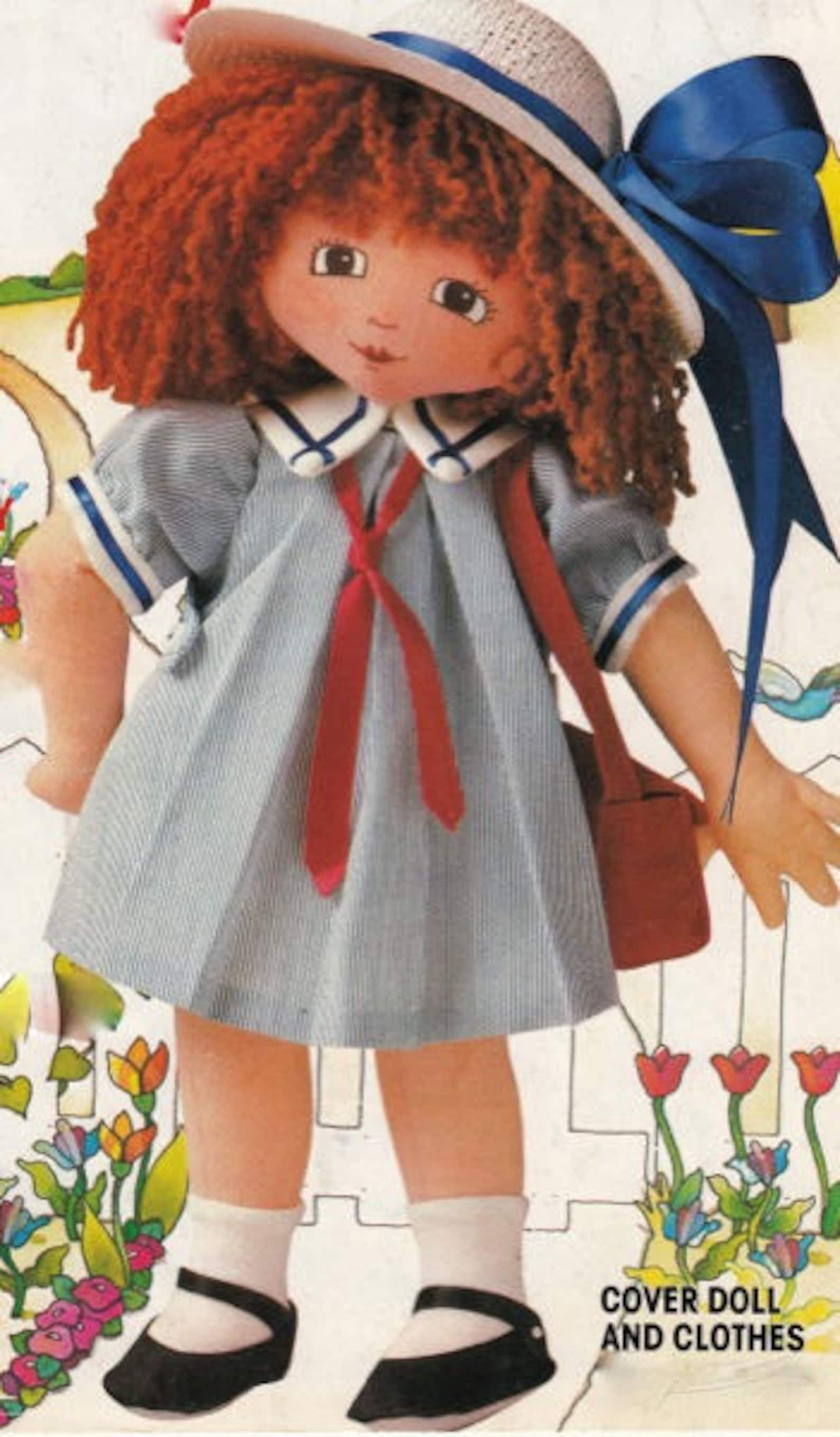 Vintage Doll SEWING PATTERN Make 13" Rag Dolls With Clothes~great Gift ...