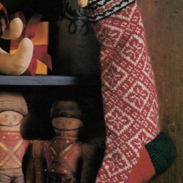 Fair Isle Stocking - Etsy