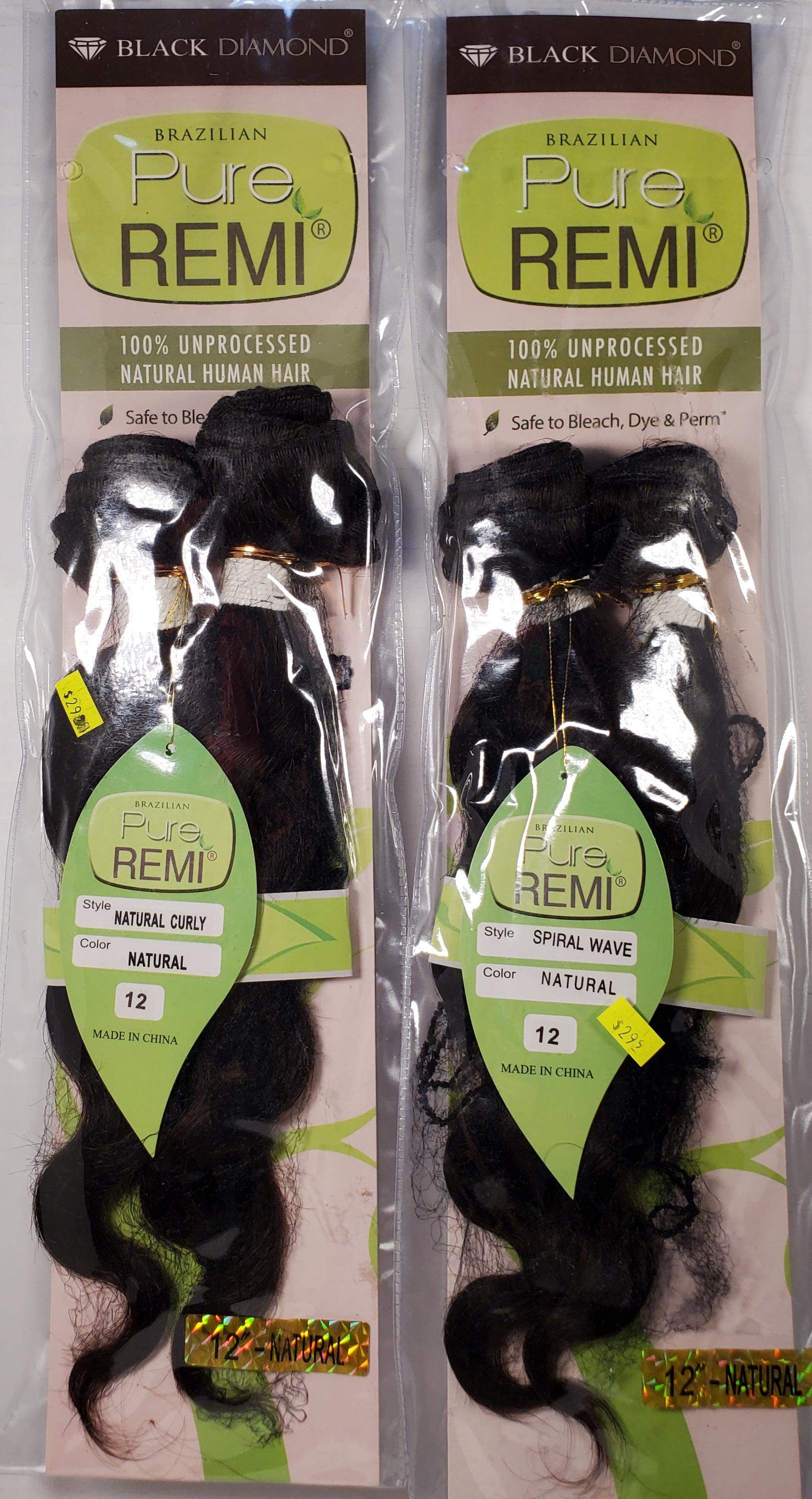 2 Packs 100% Human Hair 12 Inch Weaving Hair Brazilian Pure Remi ...