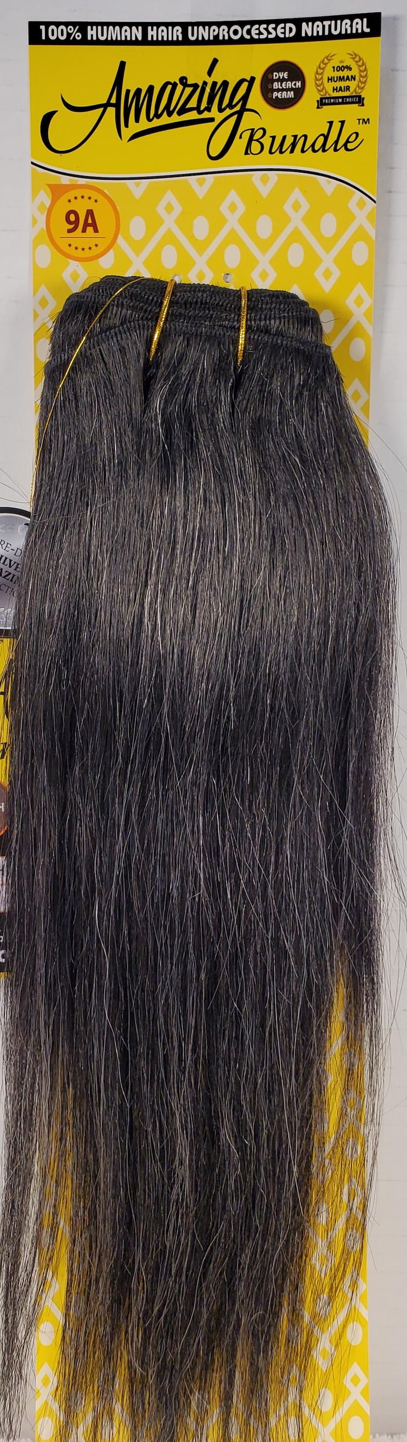 12 INCH #280 Salt and Pepper 100% Human Weave Hair 12 Inch Extension ...