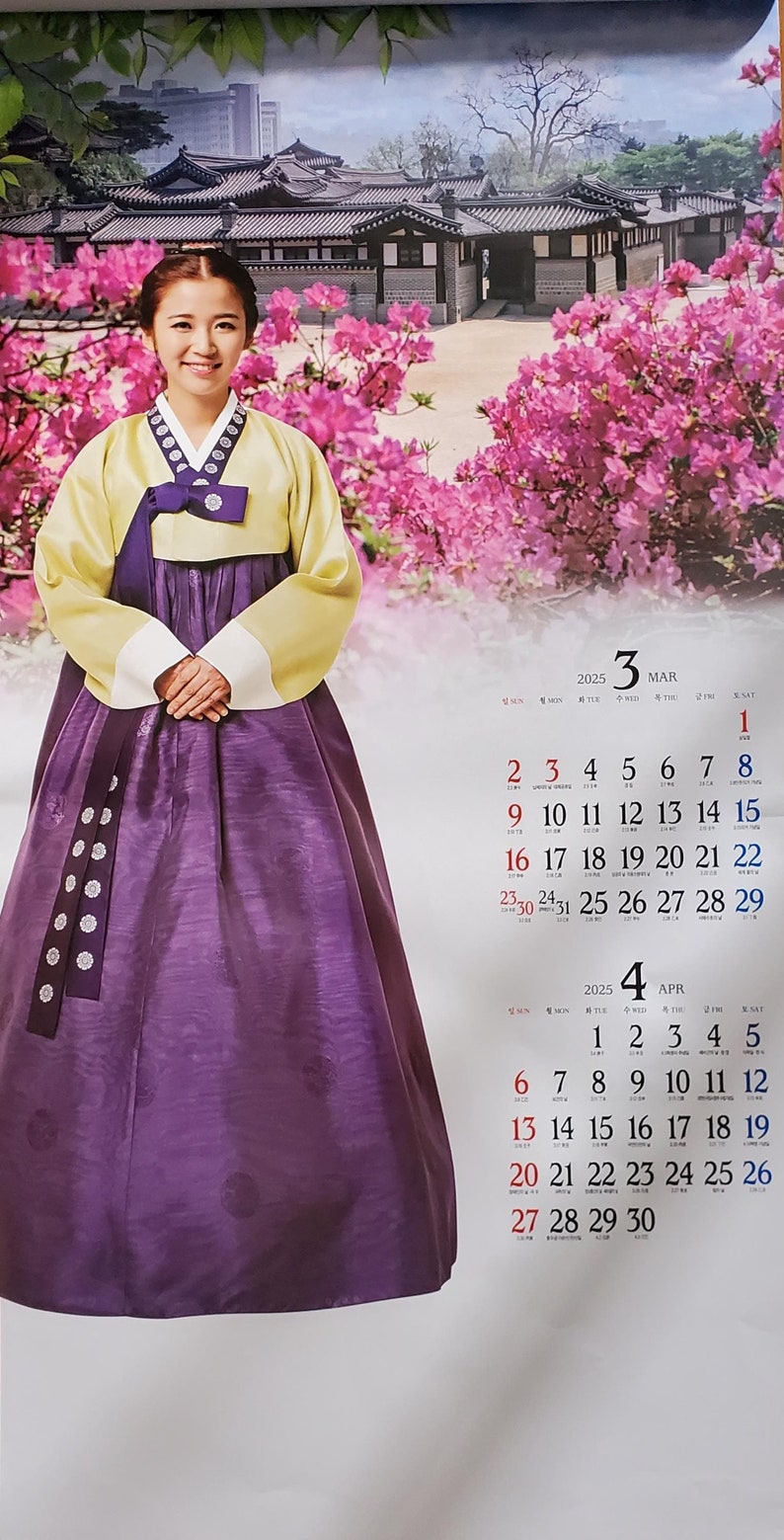 Ethnic Costume Hanbok Dress Big 30 " Long Traditional Asian Korean ...