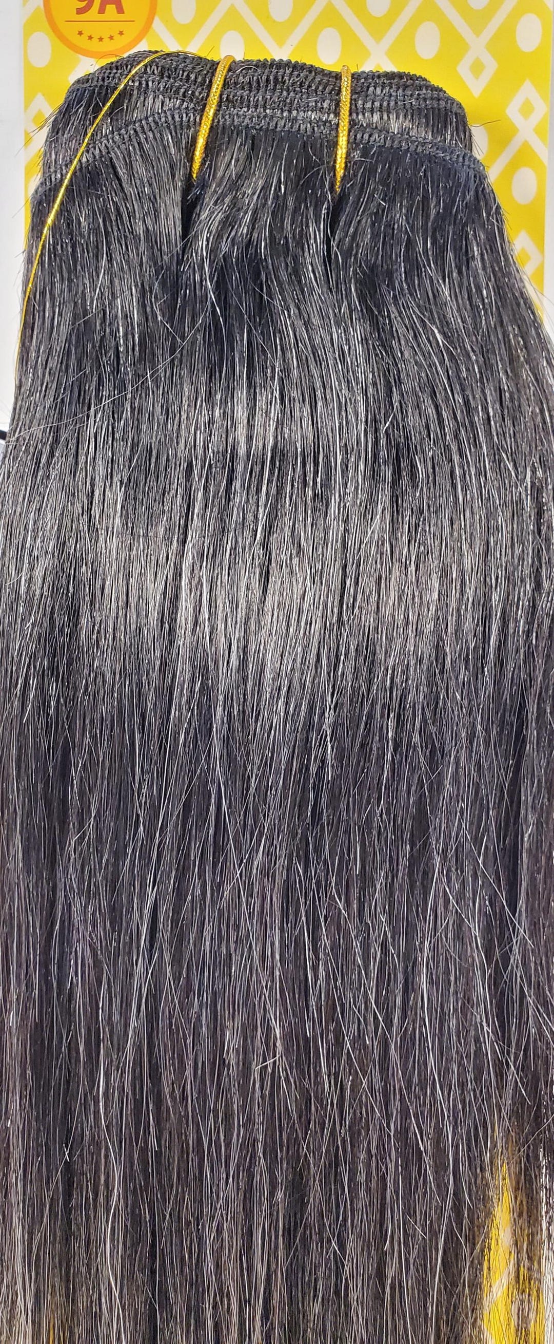 12 INCH #280 Salt and Pepper 100% Human Weave Hair 12 Inch Extension ...