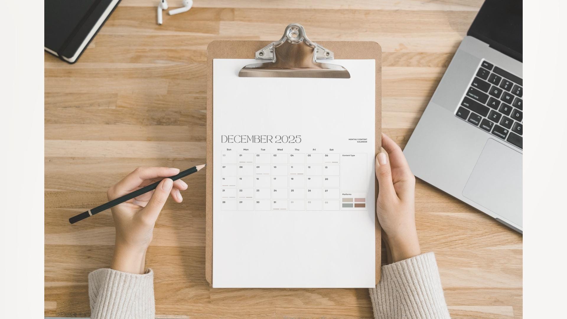 2025 Printable Monthly Calendar PDF – Nature-inspired Design With ...