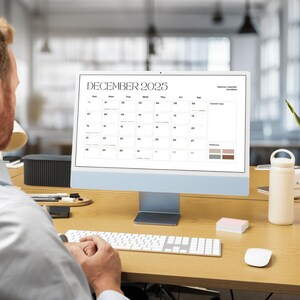 2025 Printable Monthly Calendar PDF – Nature-inspired Design With ...