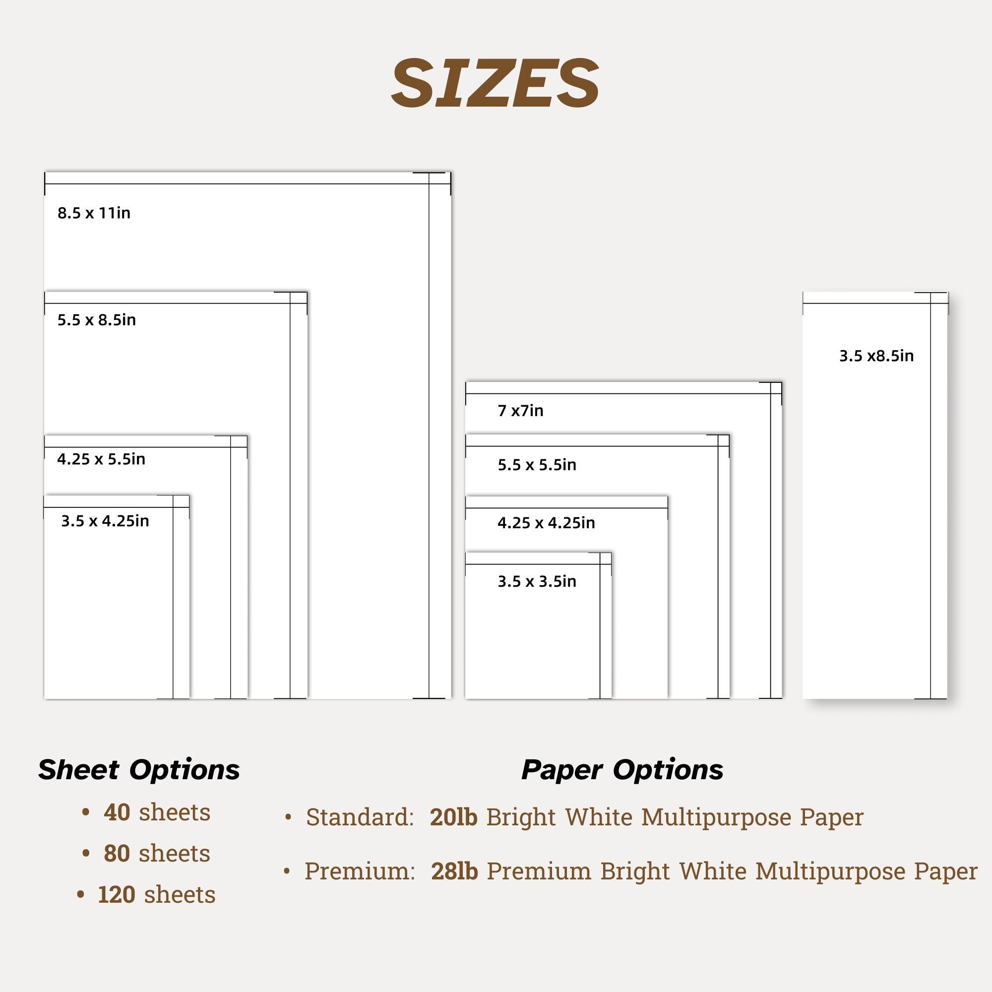 Personalized Ballet Notepad: Custom Stationery for Dancers - Etsy