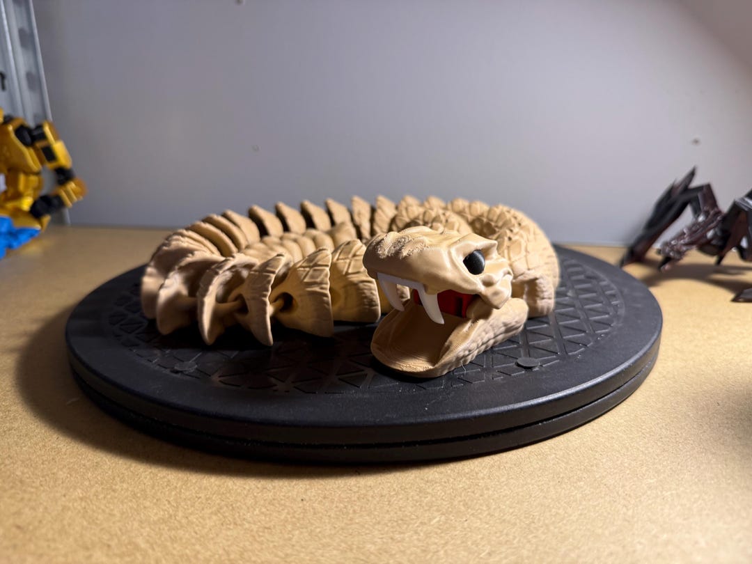 Flexi Rattle Snake With Retractable Fangs - Etsy