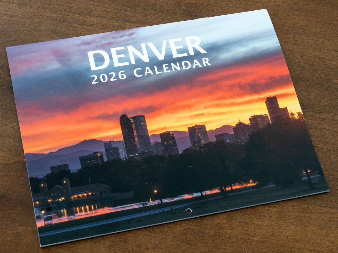 Denver Colorado Wall Calendar 2026, Scenic Photography Gift for ...