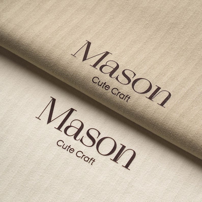 50pcs Custom Herringbone Twill Cotton Envelope Dust Bags for Handbags ...