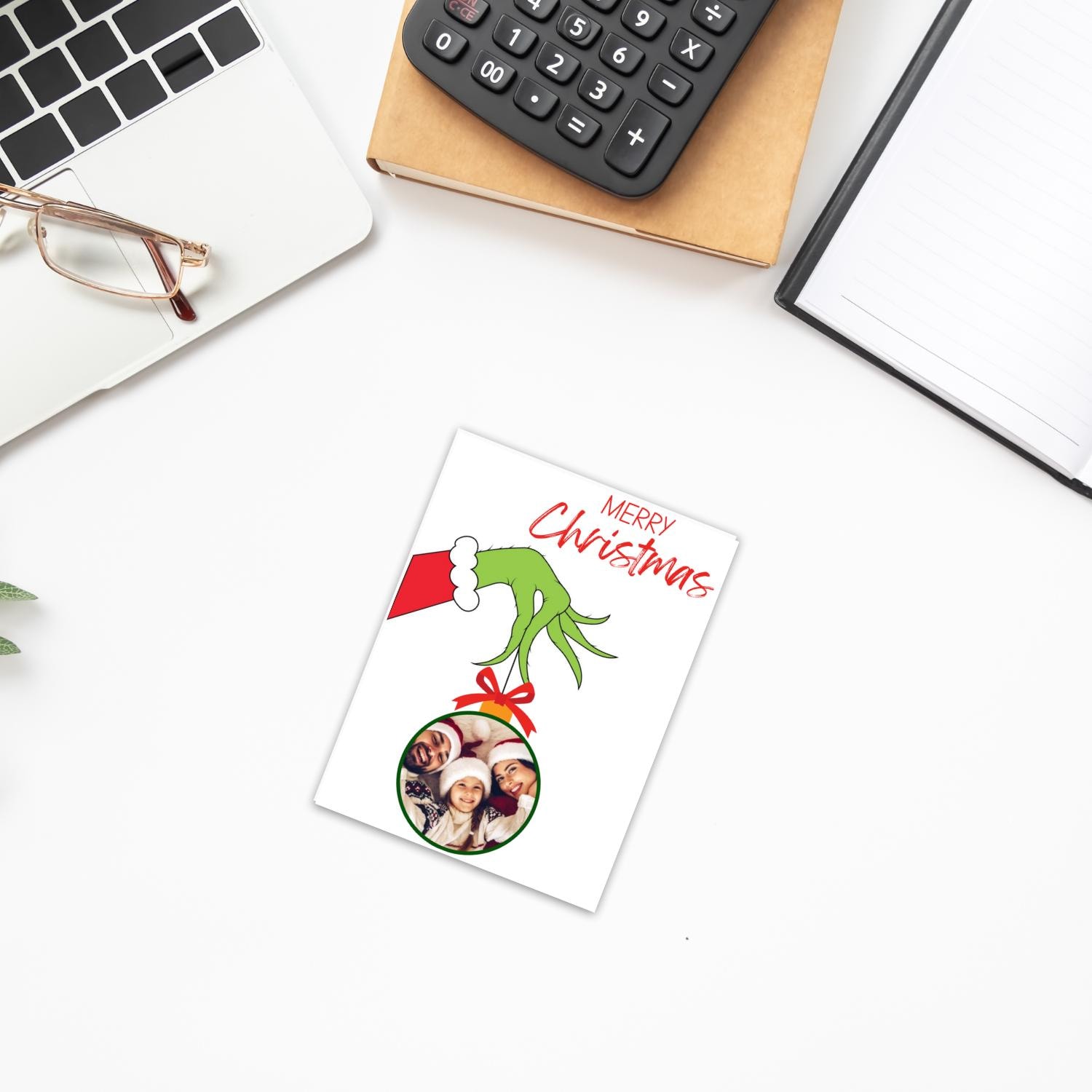 The Grinch Christmas Card, Family Christmas Card, Grinch Template ...