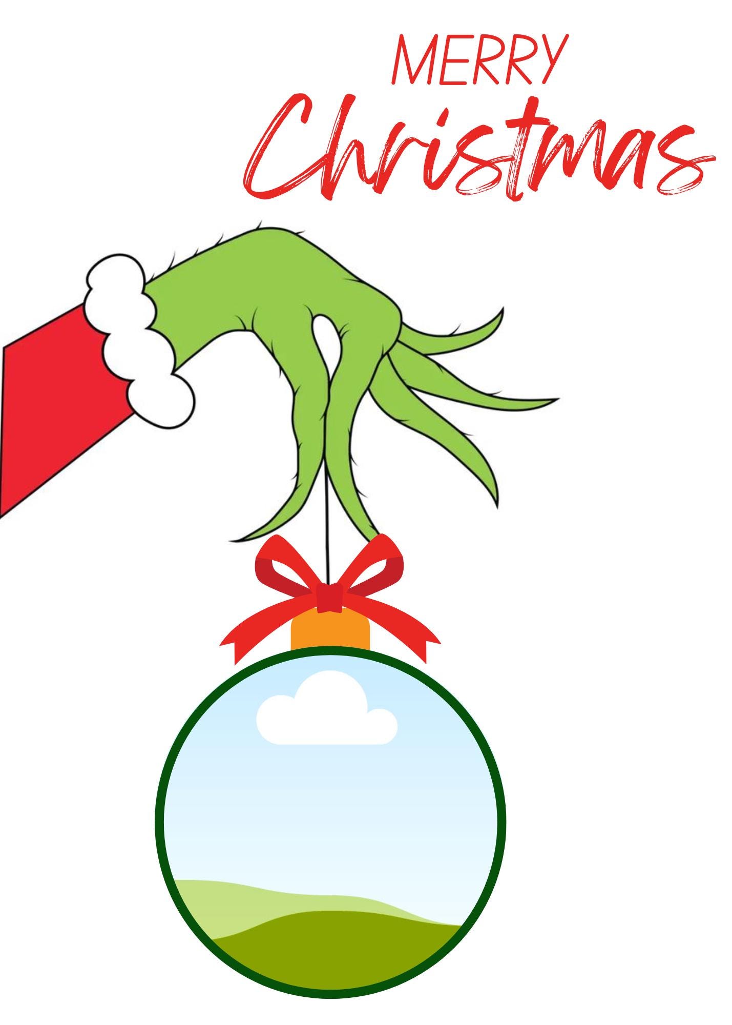 The Grinch Christmas Card, Family Christmas Card, Grinch Template ...