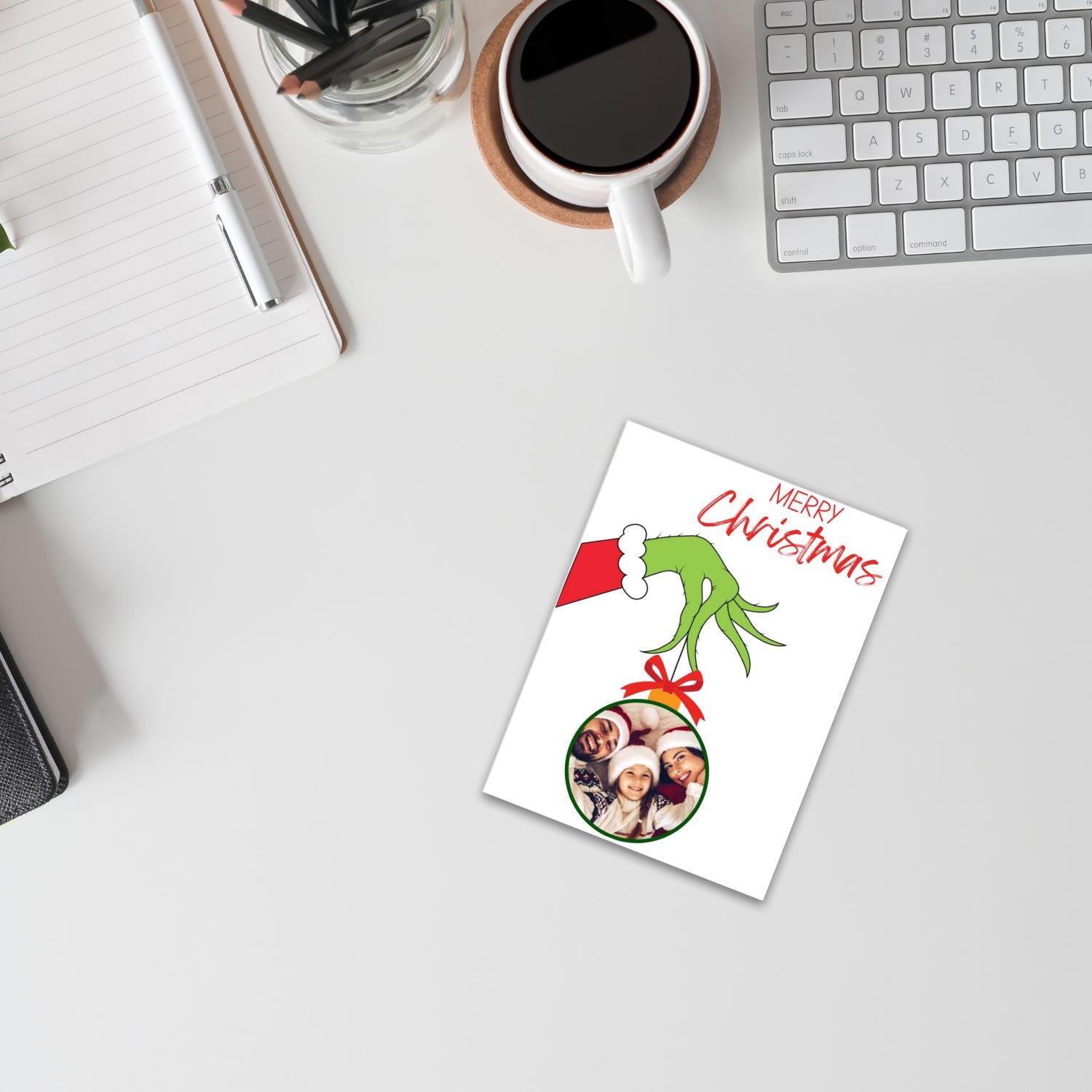 The Grinch Christmas Card, Family Christmas Card, Grinch Template ...