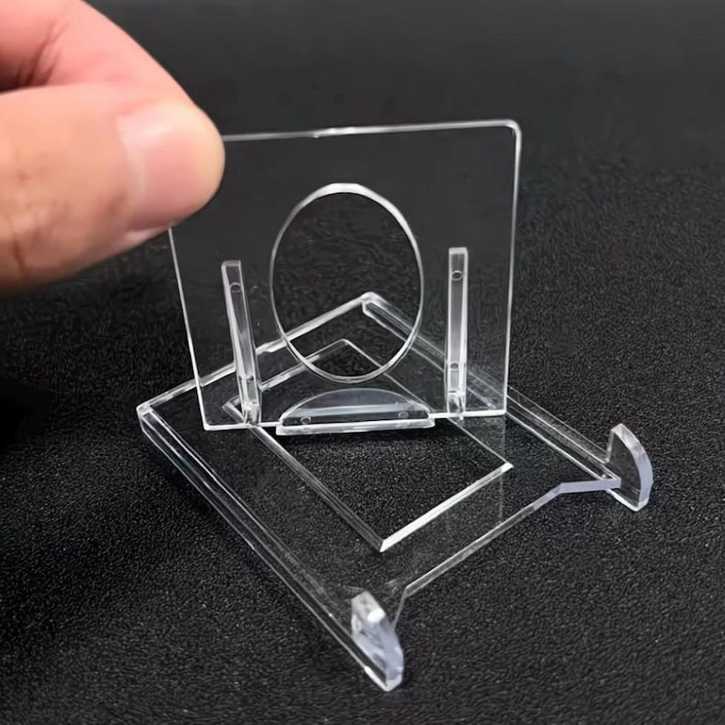 Clear Display Stand Acrylic Display Rack for Card Holders, Photocards ...