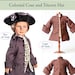 Colonial Coat and Tricorn Hat PDF Pattern Multi-sized for 18 American ...