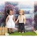 Doll Scene Backdrop - Folding Reversible Summer Garden to Forest and ...