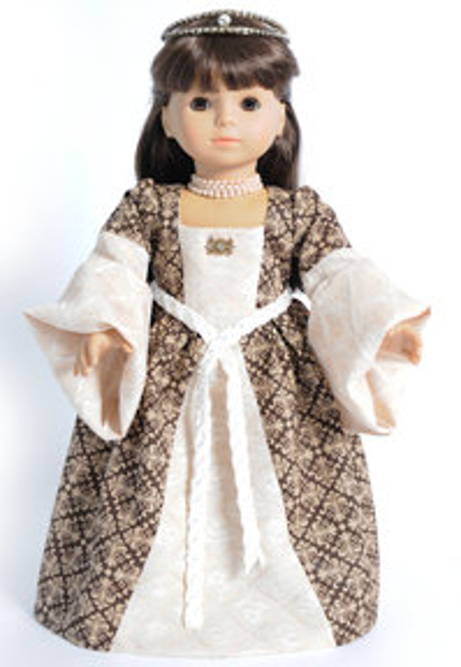 Medieval Tudor Dress Pattern Multi-sized for 18" American Girl and Slim ...
