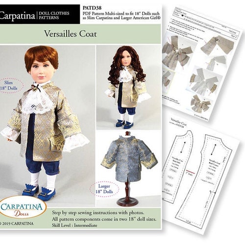 Colonial Coat and Tricorn Hat PDF Pattern Multi-sized for - Etsy Canada