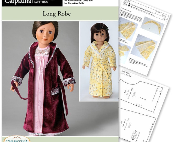 Personalized Doll Bathrobe 18 Dolls - Etsy