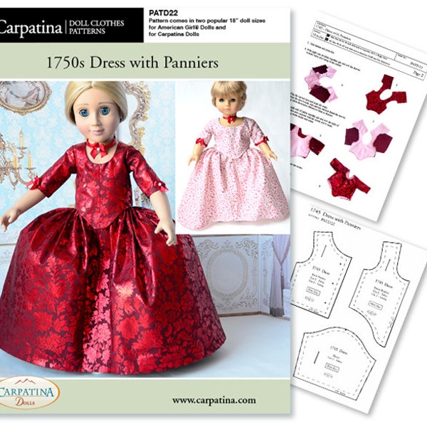 Doll Dress Pattern - Etsy