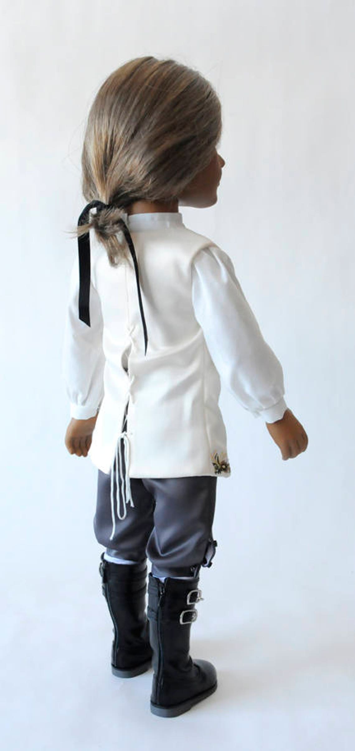 James William 18 Inch Colonial Boy Doll With Complete Outfit, Leather ...