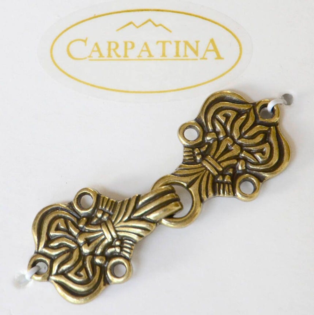 Large Cloak Clasp Cape Closure Silver or Gold Metal - Etsy