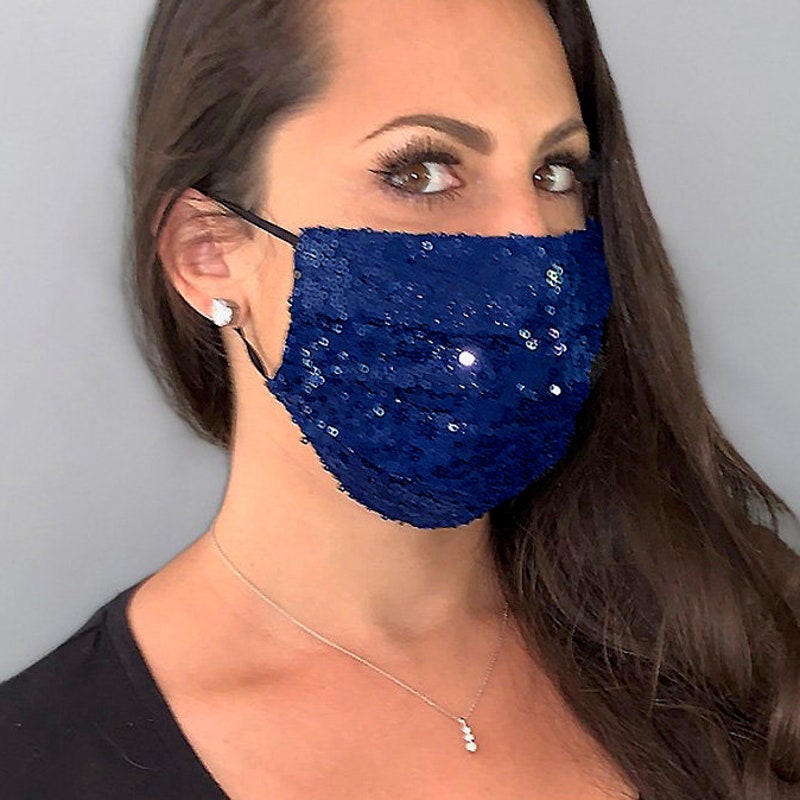 Sequin Mask - Etsy