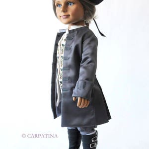 James William 18 Inch Colonial Boy Doll With Complete Outfit, Leather ...