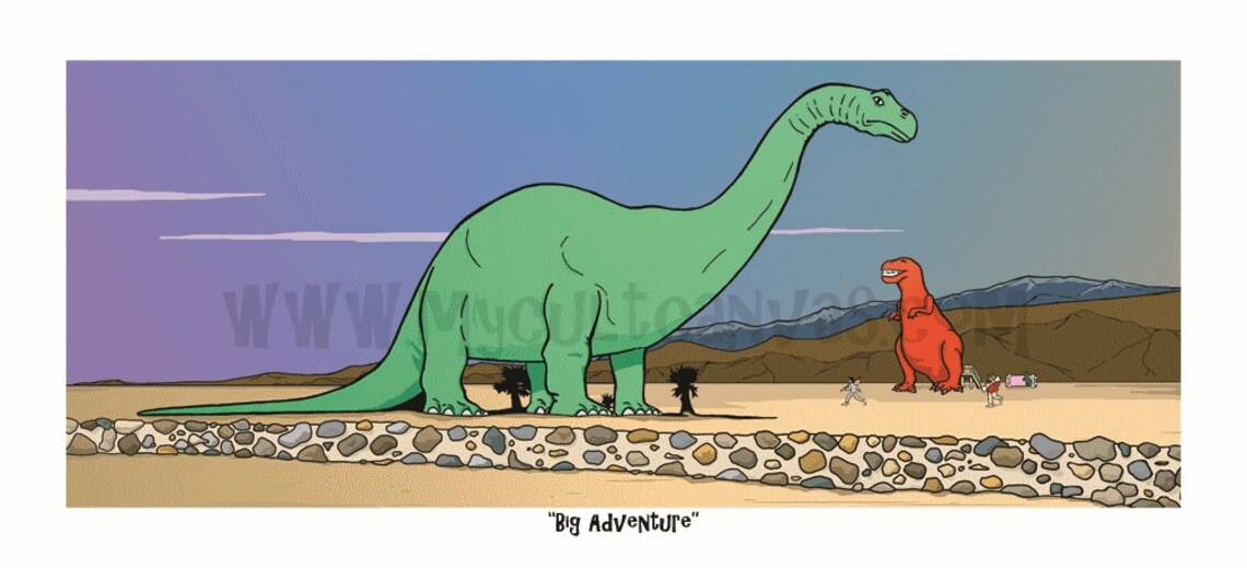 Original Big Adventure Art Print Poster By Phil Etsy