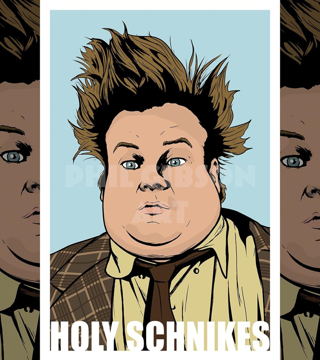 Original "holy Schnikes" 12" X 18" Tommy Boy Giclée Art Print Poster ...