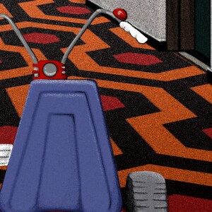 Original "room 237" Giclée Art Print Horror Movie Poster the Shining - Etsy