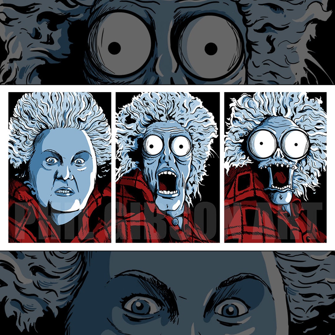 Original "tell'em Large Marge Sent Ya" Art Print Pee Wee Herman Big Adventure Film Movie Poster ...