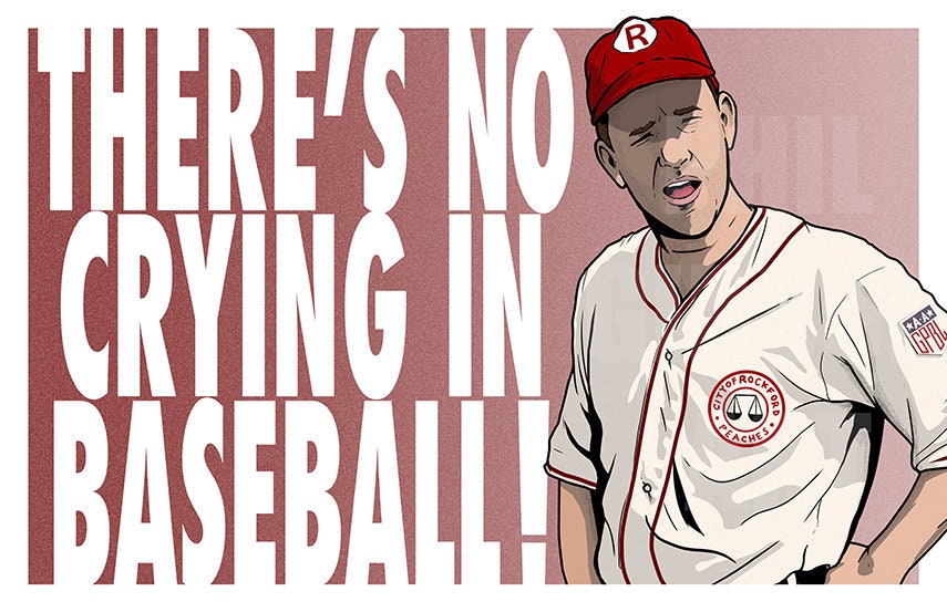 Original no Crying in Baseball 11 X - Etsy
