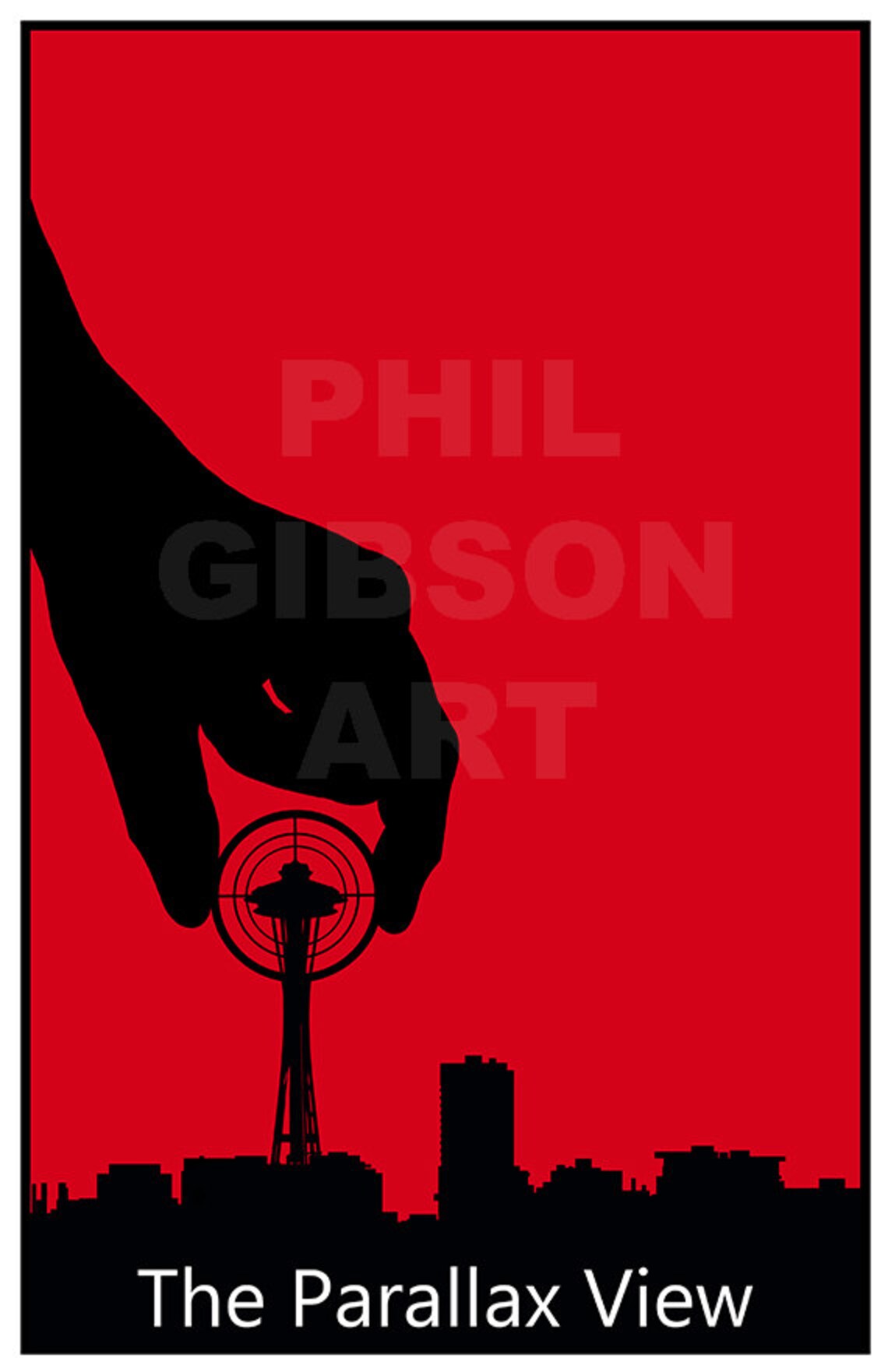 Original the Parallax View Art Print Poster Minimalist Design Warren ...