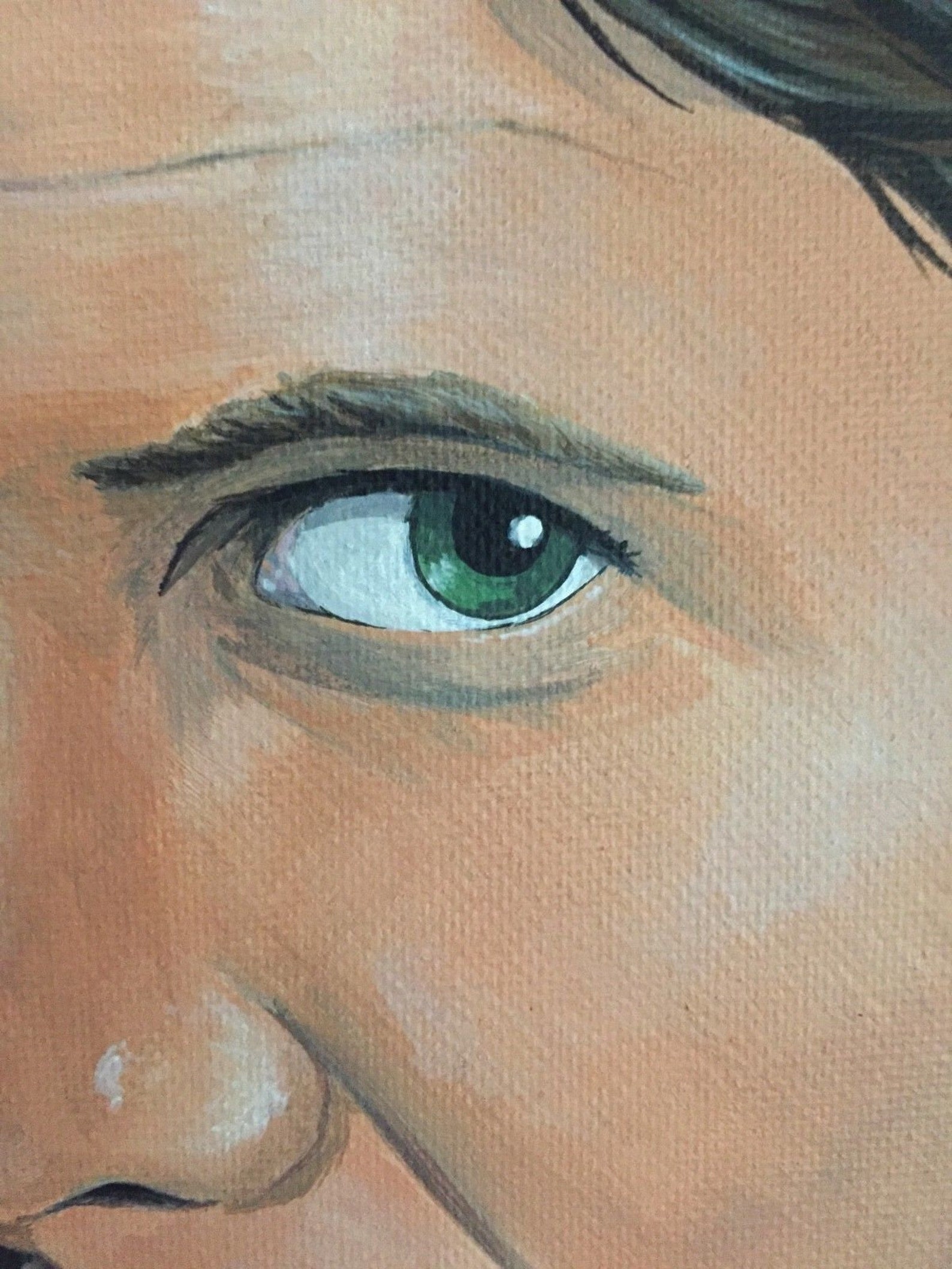 Original "scoundrel" 18" X 24" Han Solo Acrylic and Oil Blended ...