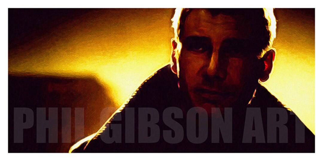 Blade Runner Deckard Art Print Poster Sci-fi - Etsy