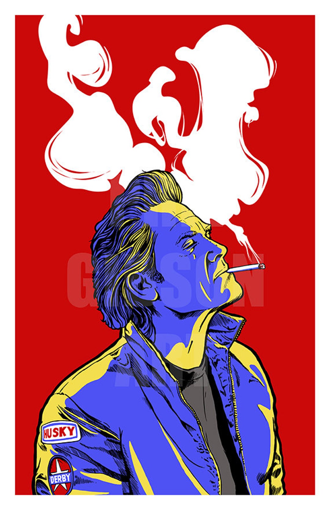 Original stuntman Mike Giclée Art Print Tarantino Death Proof Movie ...