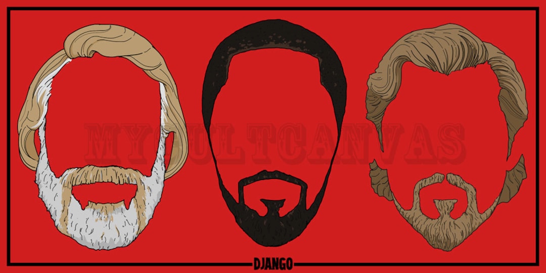 Original Django Unchained Art Print Poster Quentin Tarantino - Etsy