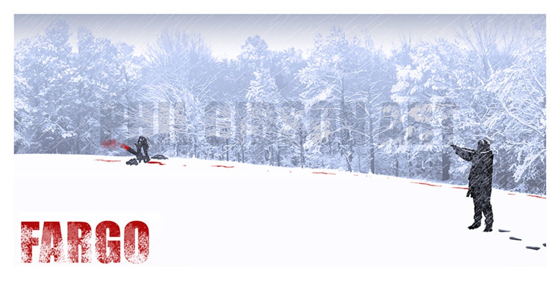 Original are We Square Fargo Art Print Movie | Etsy