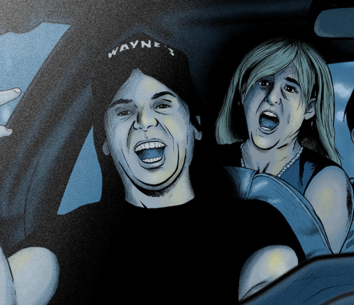 Original party On Wayne's World Art Print - Etsy
