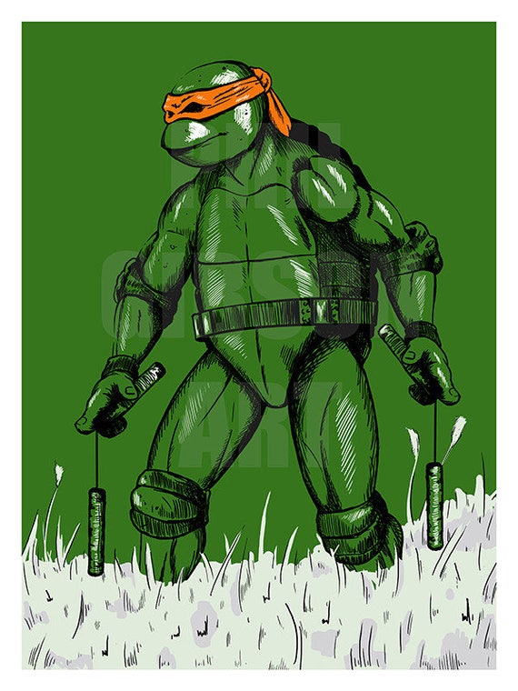 Teenage Mutant Ninja Turtles Drawings Mikey