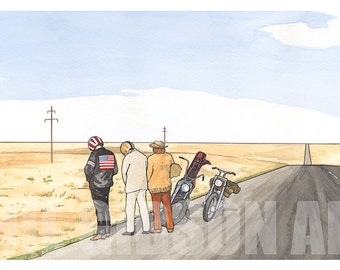 Easy Rider Art Print - Etsy
