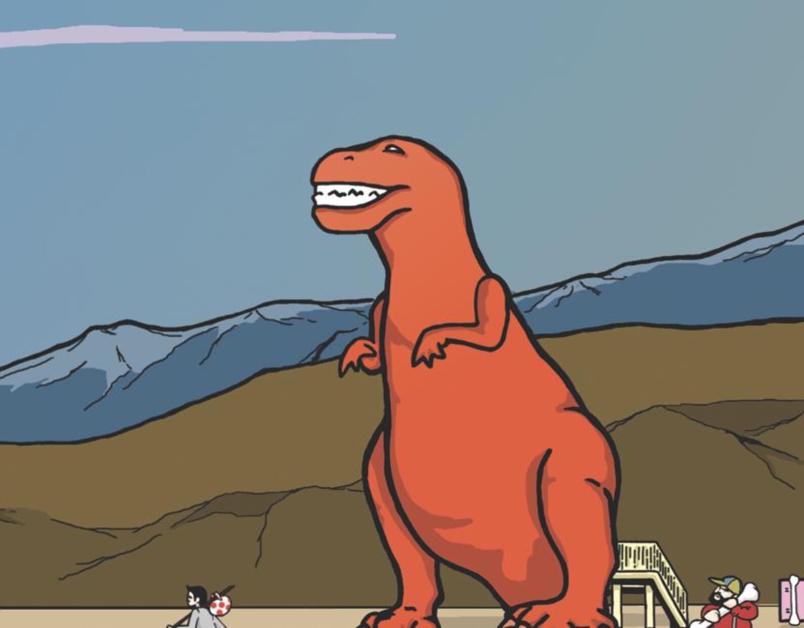 Original Big Adventure Art Print Poster By Phil Gibson Pee Wee Herman