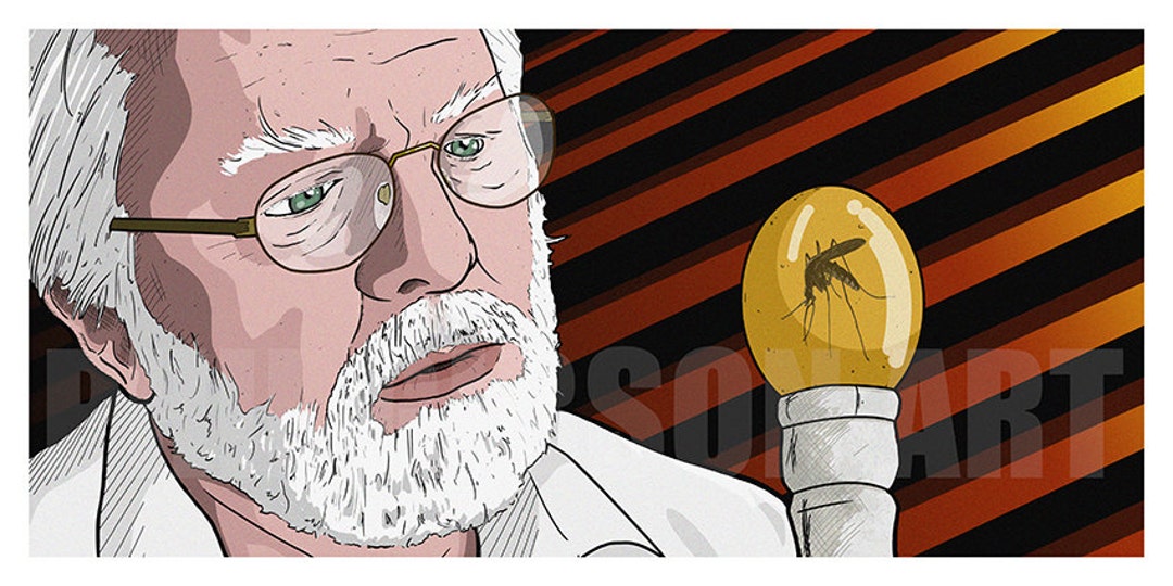 Original "hammond's Dream" Art Print Movie Poster Jurassic Park ...