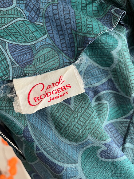 1950s 1960s Carol Rodgers-Blue and Green Four Leaf Cl… - Gem