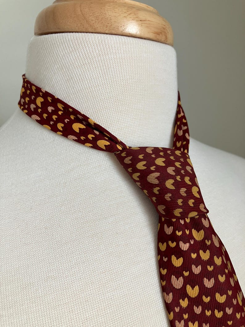 Vintage 1950s Baker Co Minneapolis Rayon Tie, Classic Golden Flecks on ...