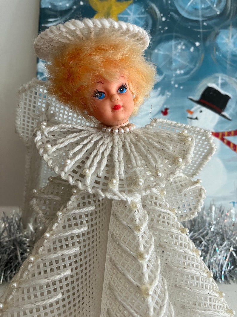1950s 1960s Angel Doll Christmas Tree Topper/vintage Doll Tree - Etsy