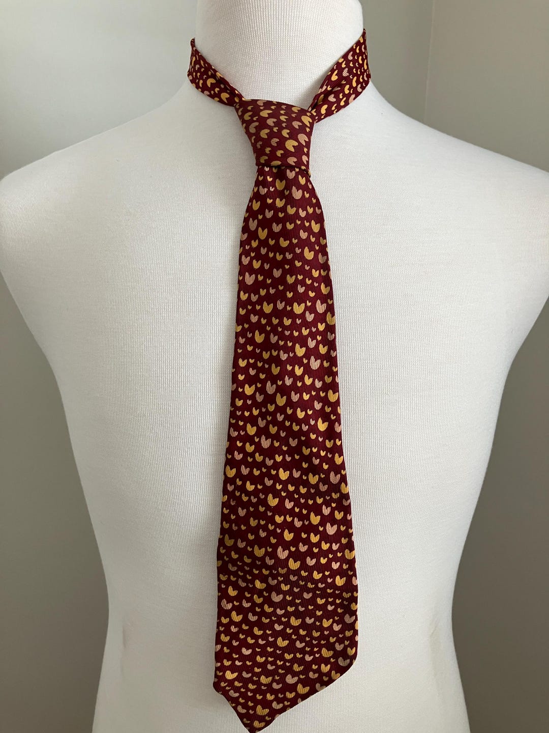 Vintage 1950s Baker Co Minneapolis Rayon Tie, Classic Golden Flecks on ...